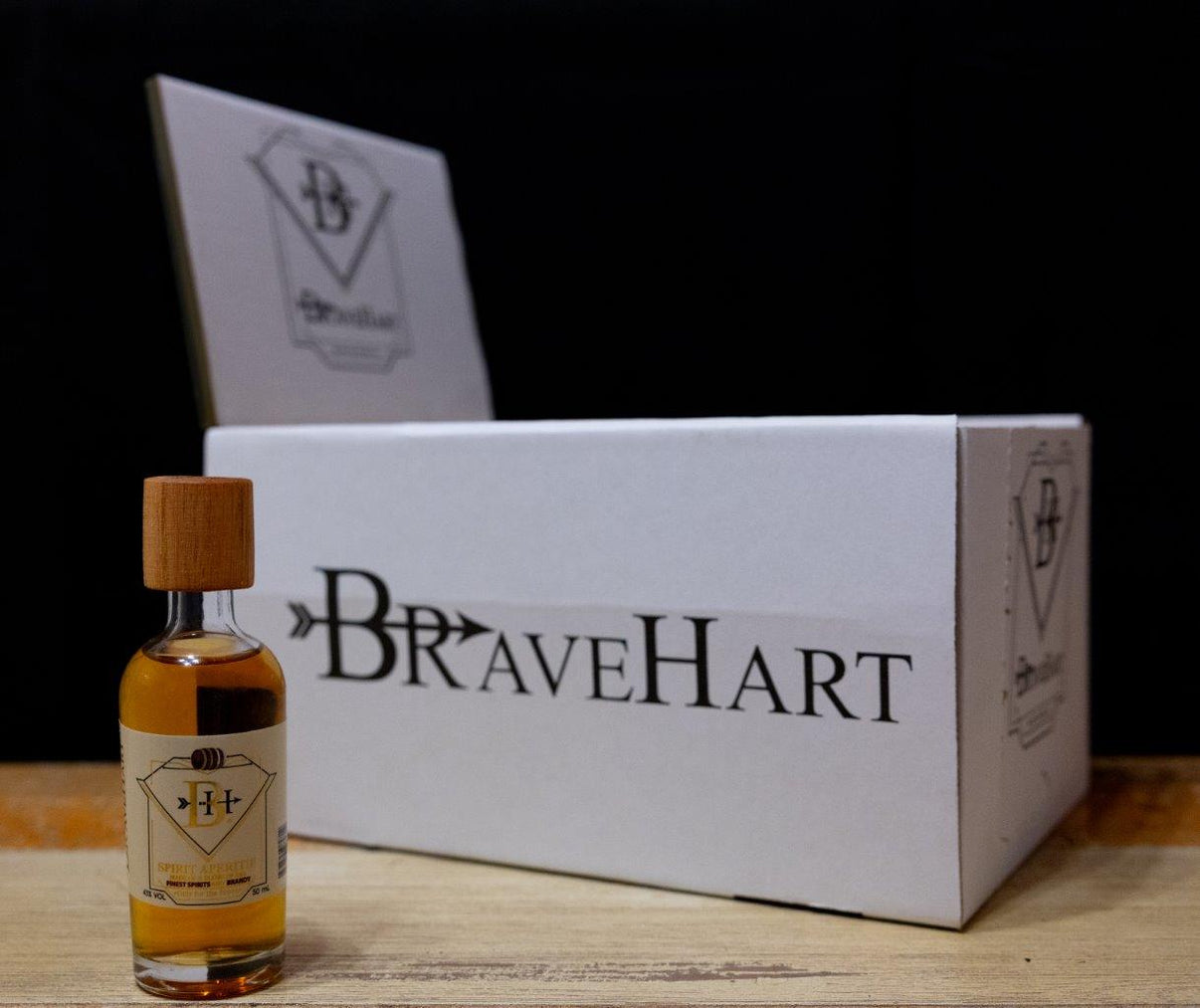 BraveHart Brandy 50ml X 24 Box – BraveHart Distillery South Africa